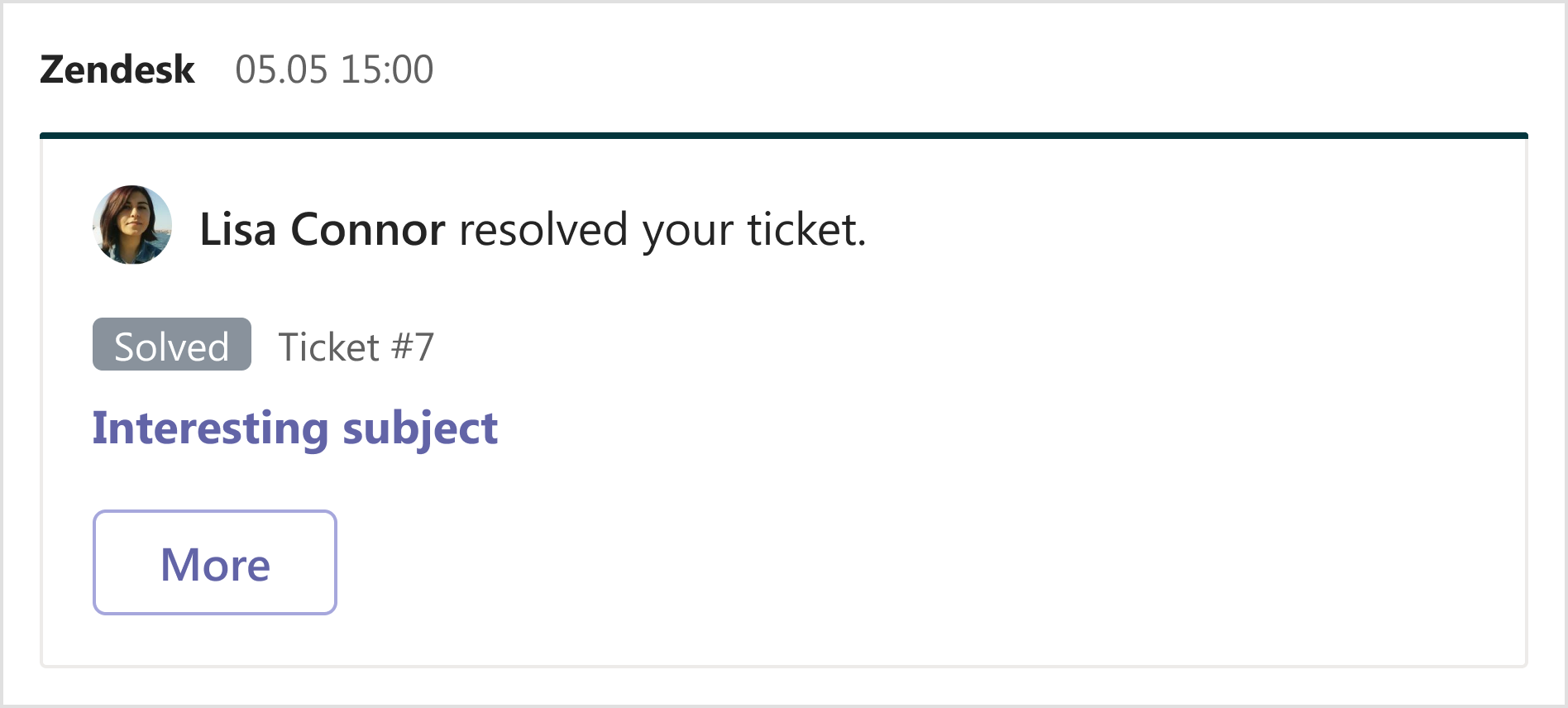 Zendesk for Microsoft Teams